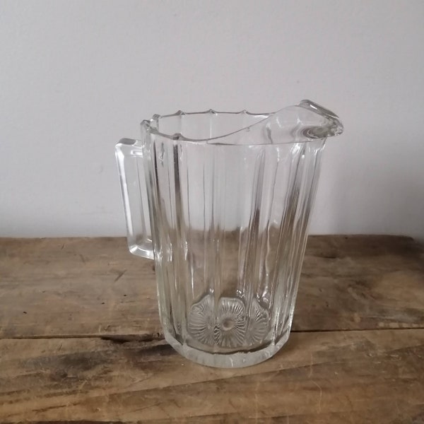 Heavy Glass Pitcher - Etsy