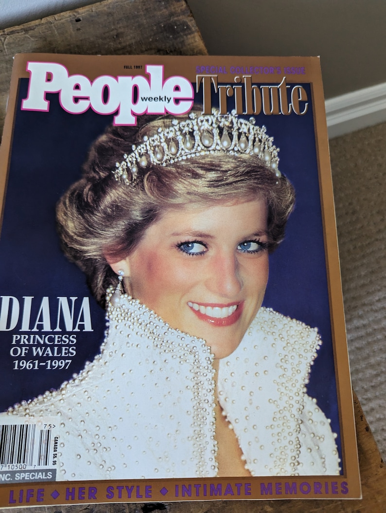 Vintage PRINCESS DIANA Magazines, Commemorative Magazines - Etsy