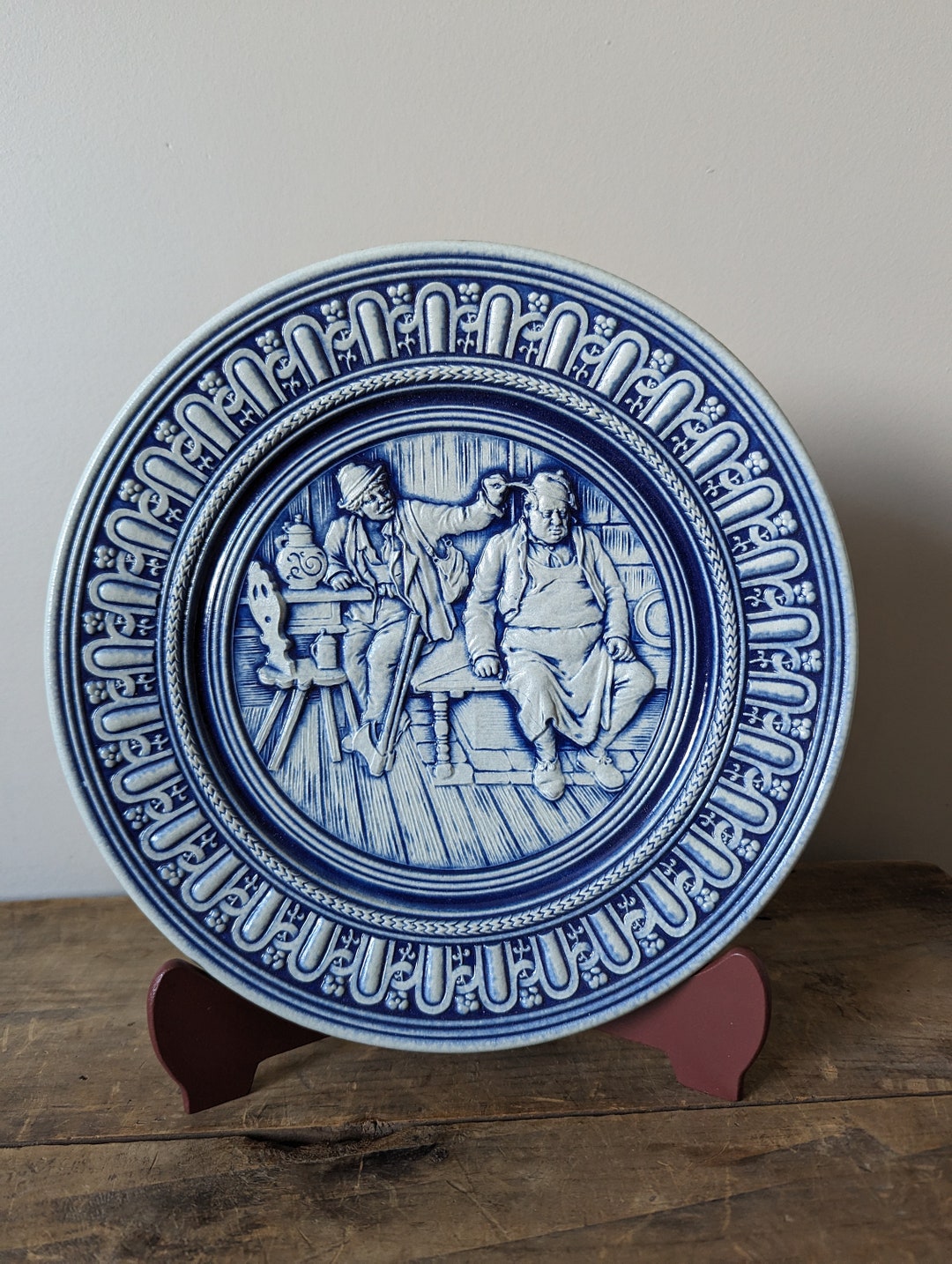 Vintage Simon Peter GERZ, German Pottery, COLLECTIBE PLATE - Etsy