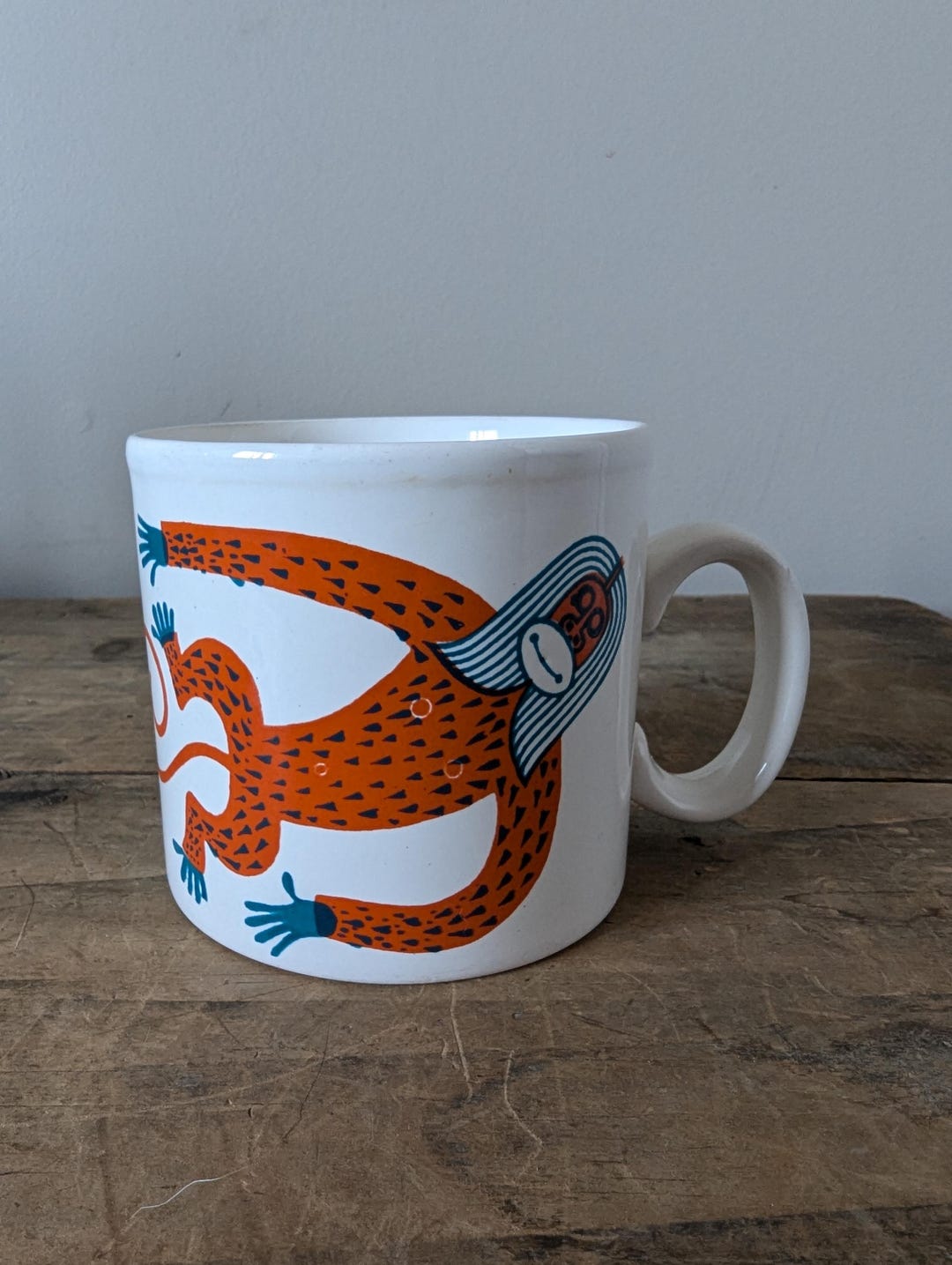 Vintage Fun MONKEY Mug, Made by Royal ALMA IRONSTONE, Staffordshire ...