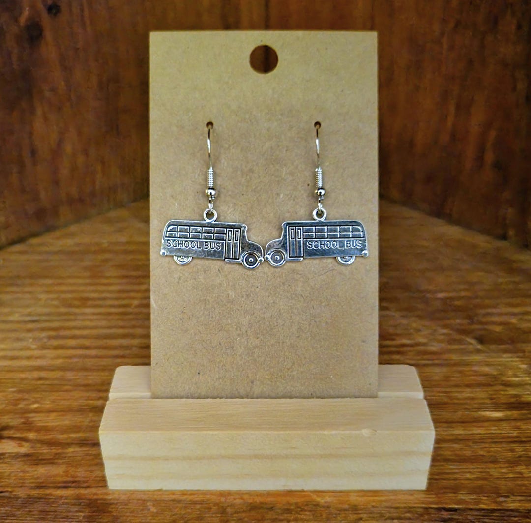 School Bus Earrings - Etsy