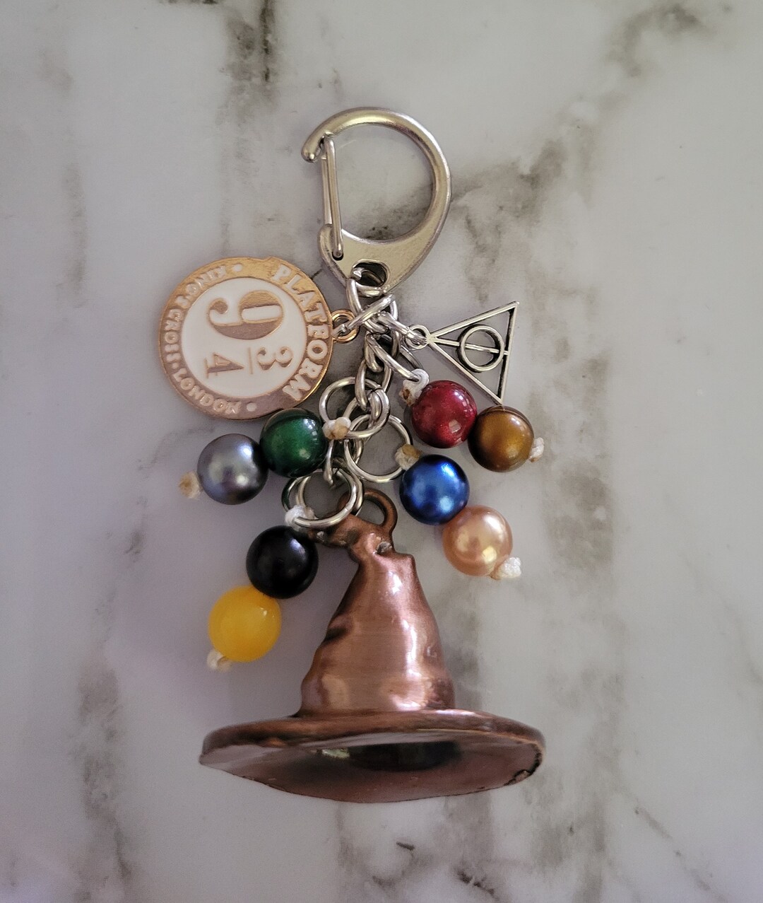 Harry Potter Sorting Hat Keychain - Etsy