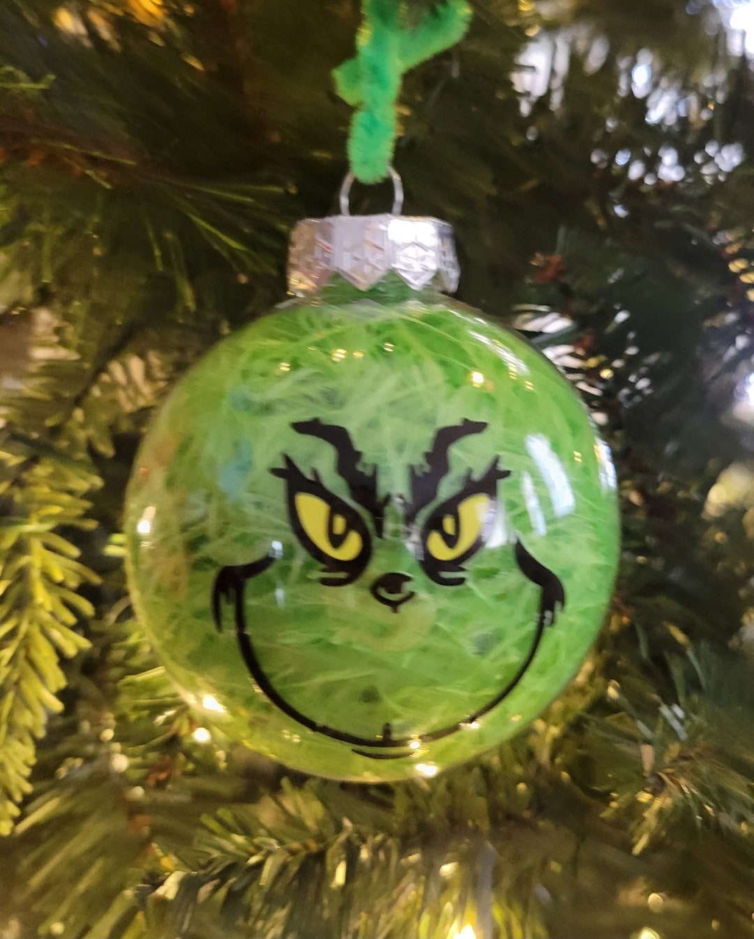 Grinch Ornament - Etsy