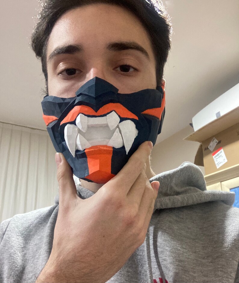 Valorant Yoru Mask Cosplay 3D Printed 1:1 Scale - Etsy Israel