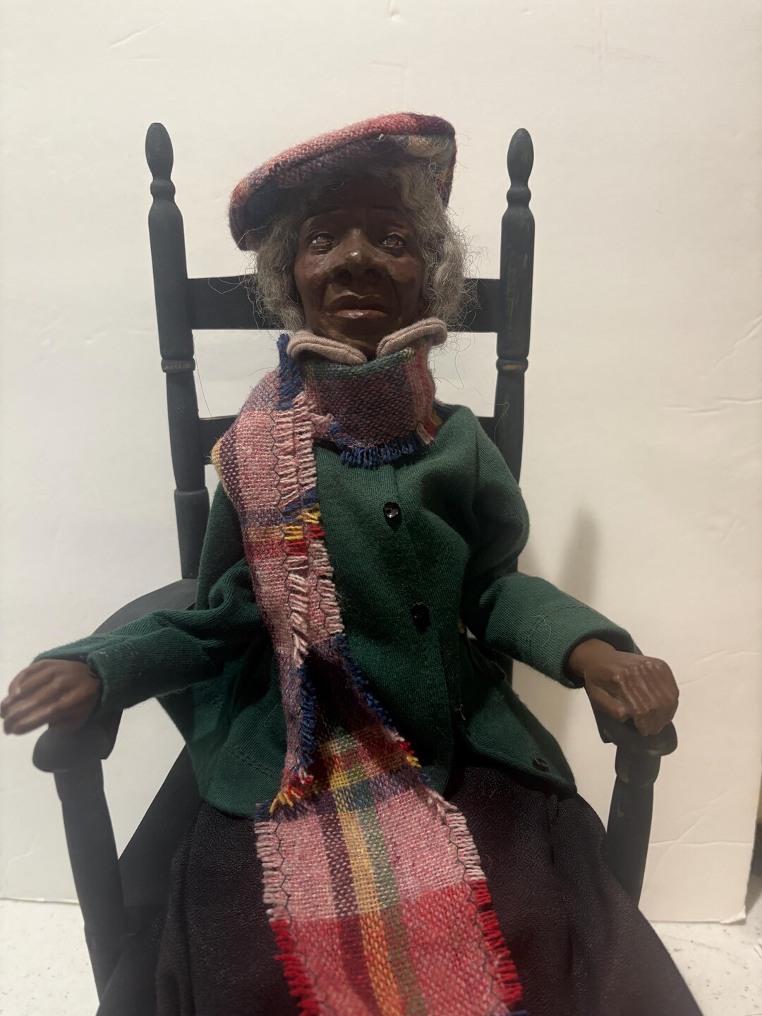 Daddy's Long Legs African American Lady Doll Bessie With Shopping Bag ...