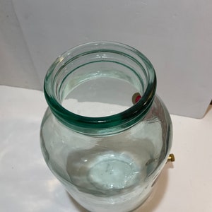 Vintage Smirnoff Vodka Infusion Decanter Dispenser Jar Green Glass ...