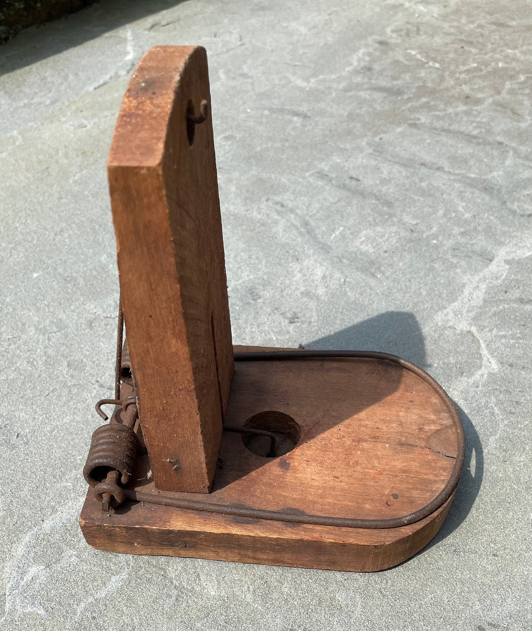 Primitive Wooden Rat Trap Rustic Barn Find Large Rodent Srping - Etsy