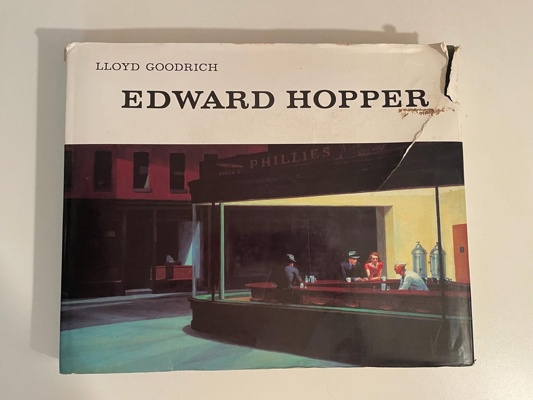 Edward Hopper Coffee Table Art Book Lloyd Goodrich Vintage 1993 Large ...