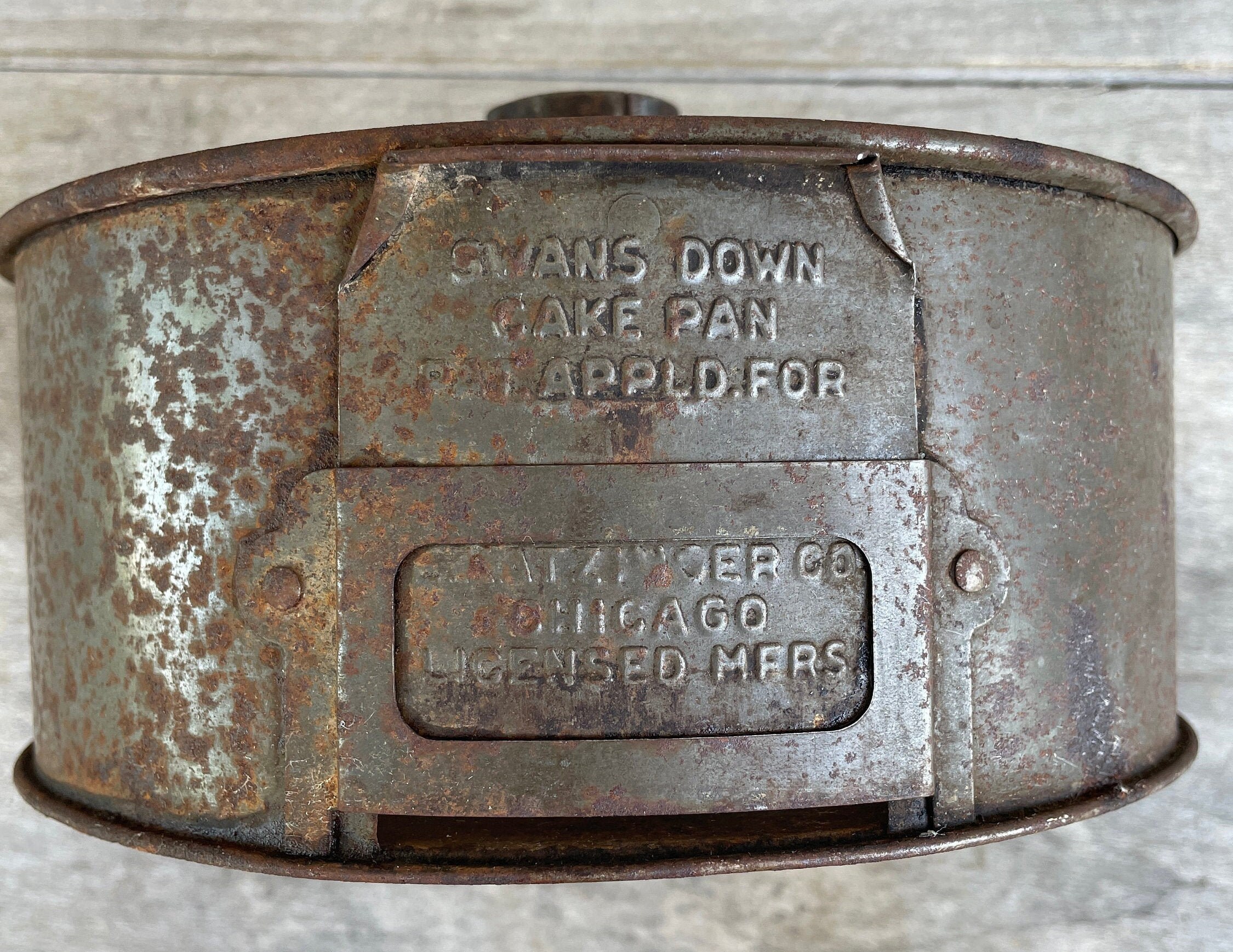 Vintage Cake Pan Angel Food Cake Pan Swans Down Flour Advertising ...