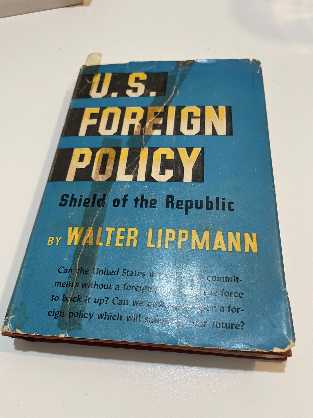 U.S. Foreign Policy Shield of the Republic by Walter Lippmann Vintage ...