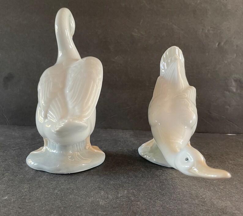 Não by Lladro Geese Porcelain Figurines Spain - Etsy
