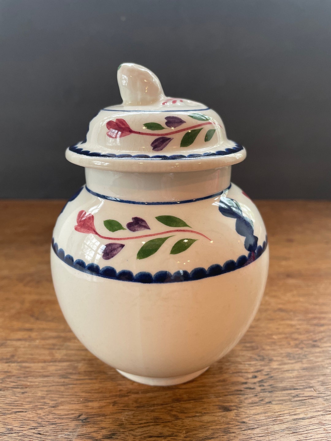 Adams Lancaster English Ironstone Sugar Bowl - Etsy