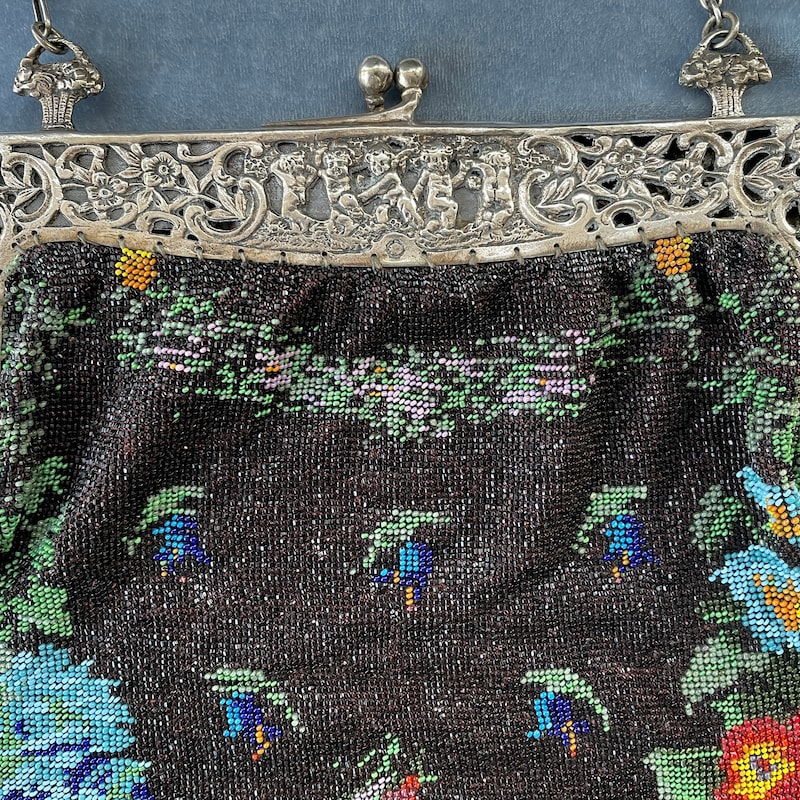 Antique Beaded Purse - Etsy