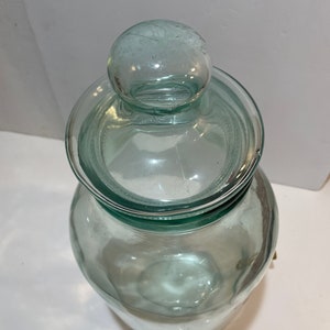 Vintage Smirnoff Vodka Infusion Decanter Dispenser Jar Green Glass ...