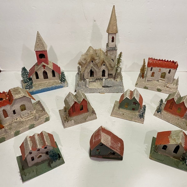 Vintage Putz Houses - Etsy