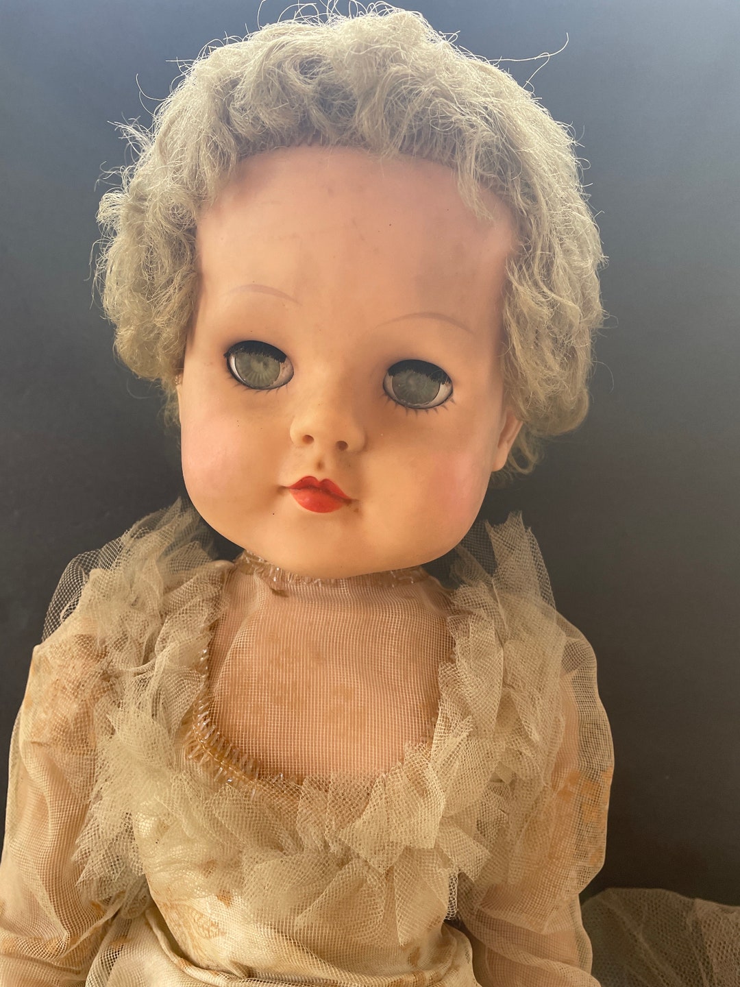 Vintage 1950’s Walking Bride Doll 26" Tall Sleepy Eyes Eegee - Etsy
