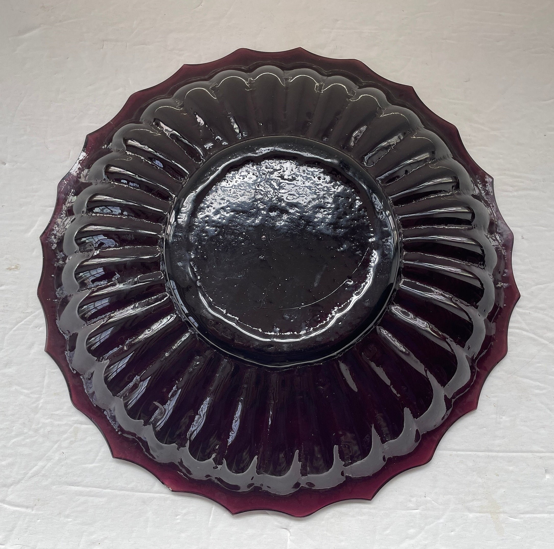 Amethyst Purple Glass Bowl Vintage Beautiful Art Glass - Etsy