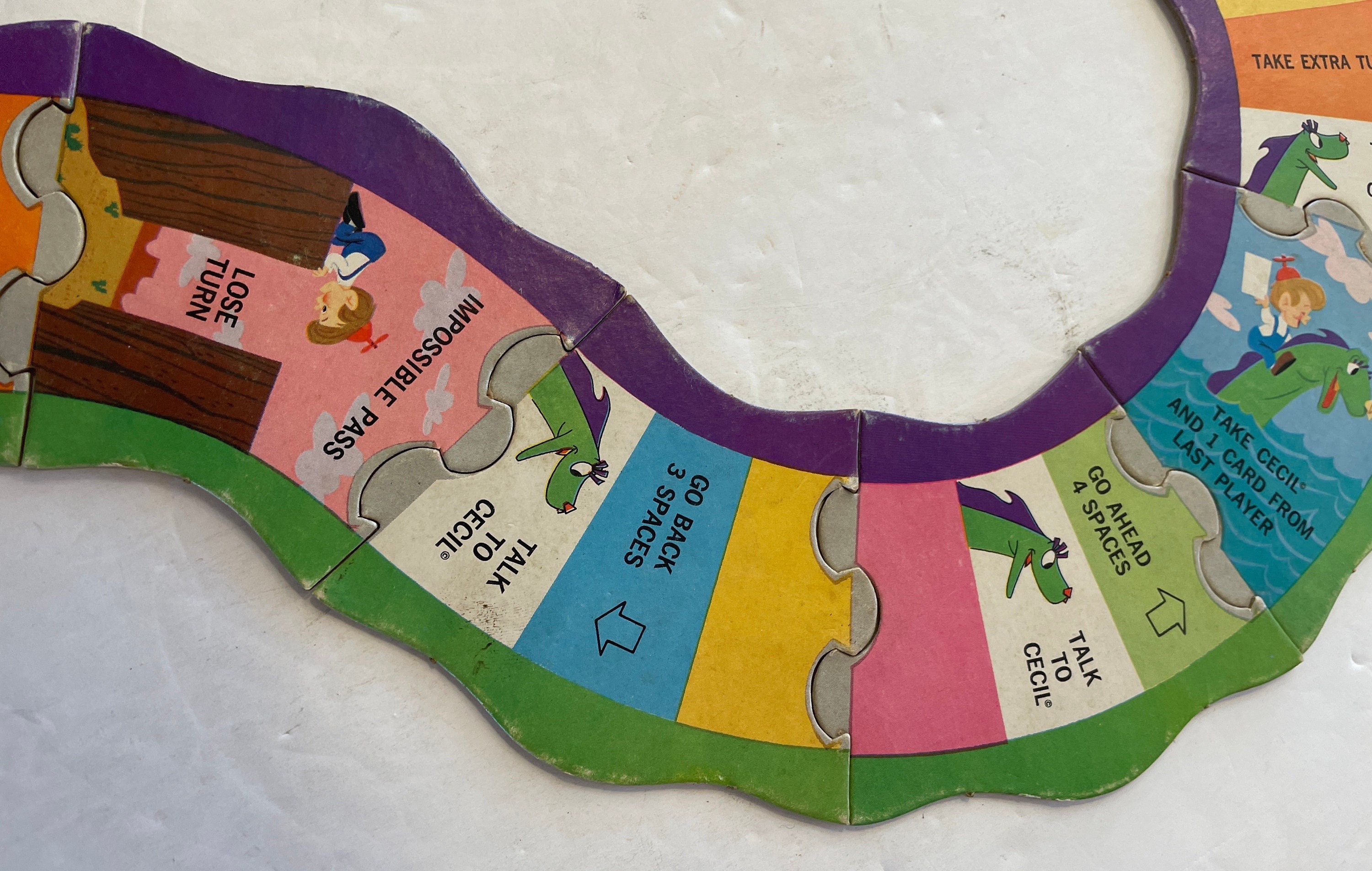 Beany and Cecil Toy Game Puzzle jump to Tail Bob Clampett Vintage 1940 ...