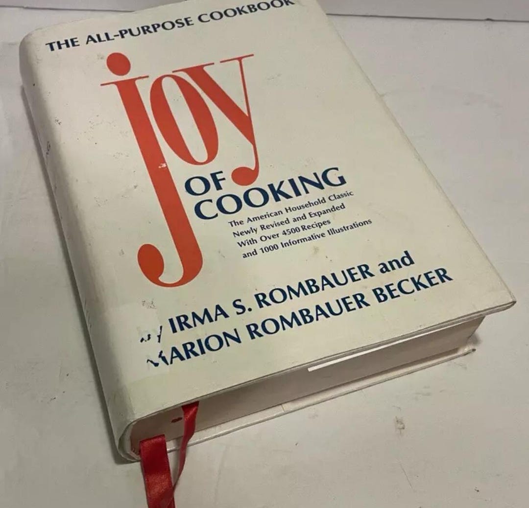 Joy of Cooking by Irma Rombauer and Marion Rombauer Becker 1988 Vintage ...