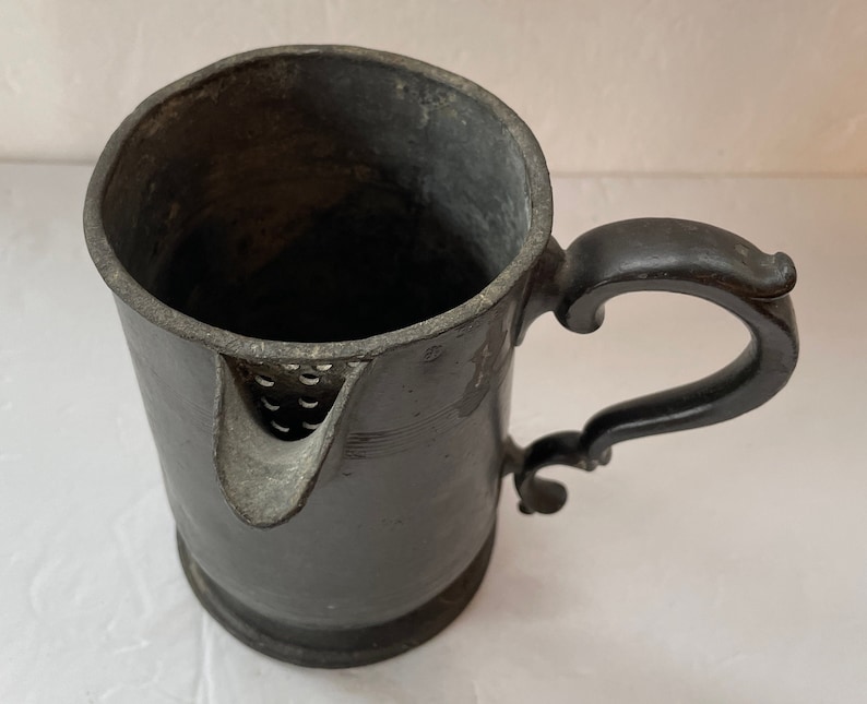 Antique Pewter Pitcher With Pour Spout Yates and Birch - Etsy