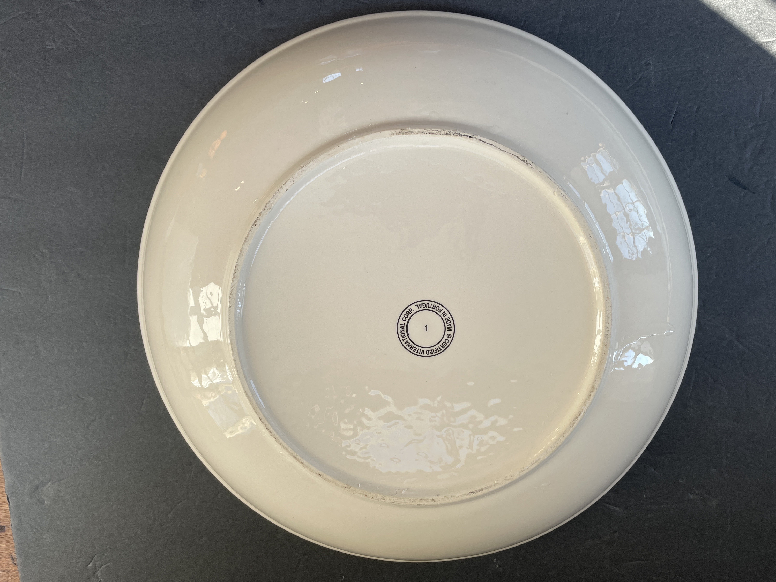 Vtg Large Pasta Bowl 13 Ceramic Made in Portugal Certified ...