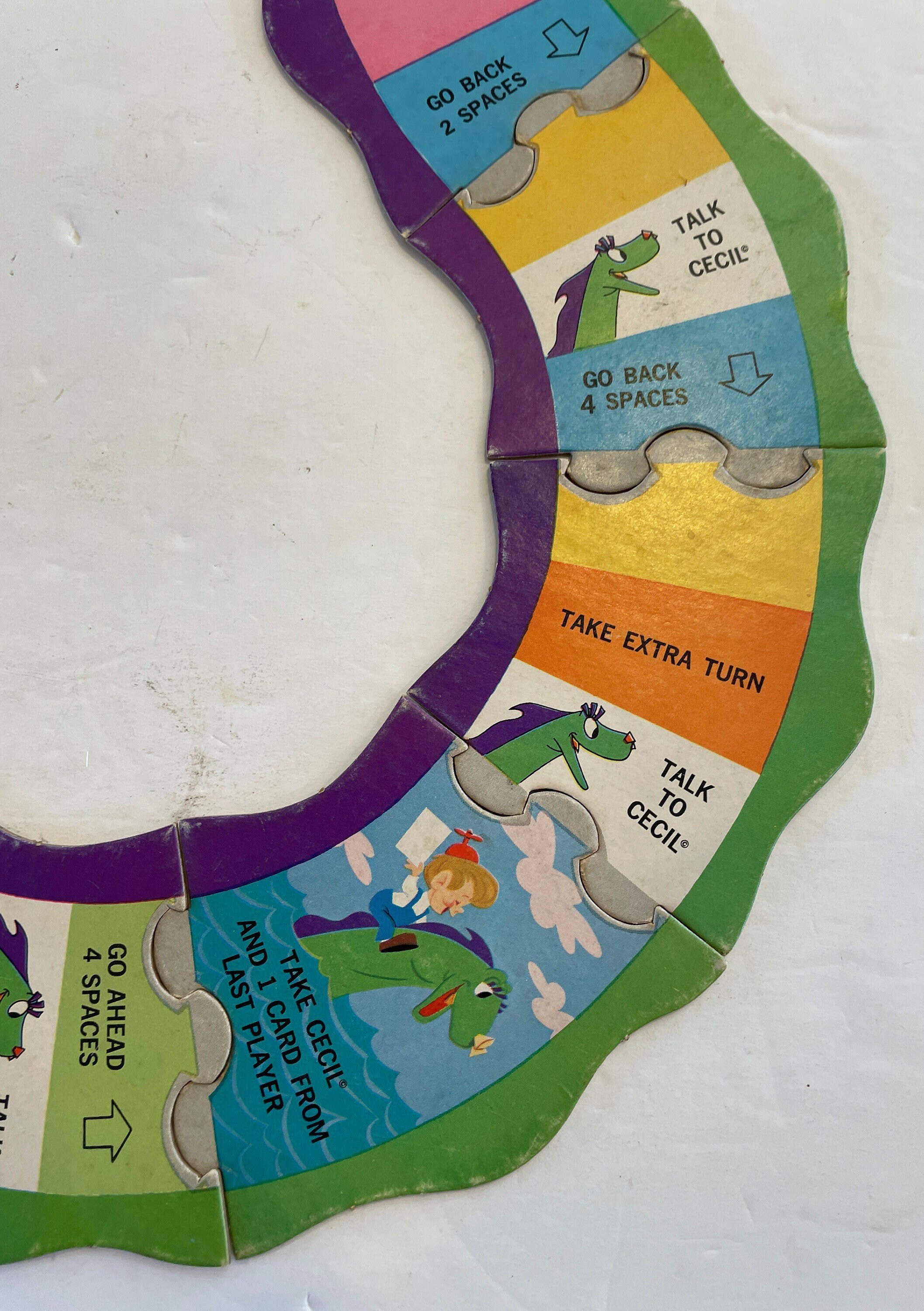 Beany and Cecil Toy Game Puzzle jump to Tail Bob Clampett Vintage 1940 ...