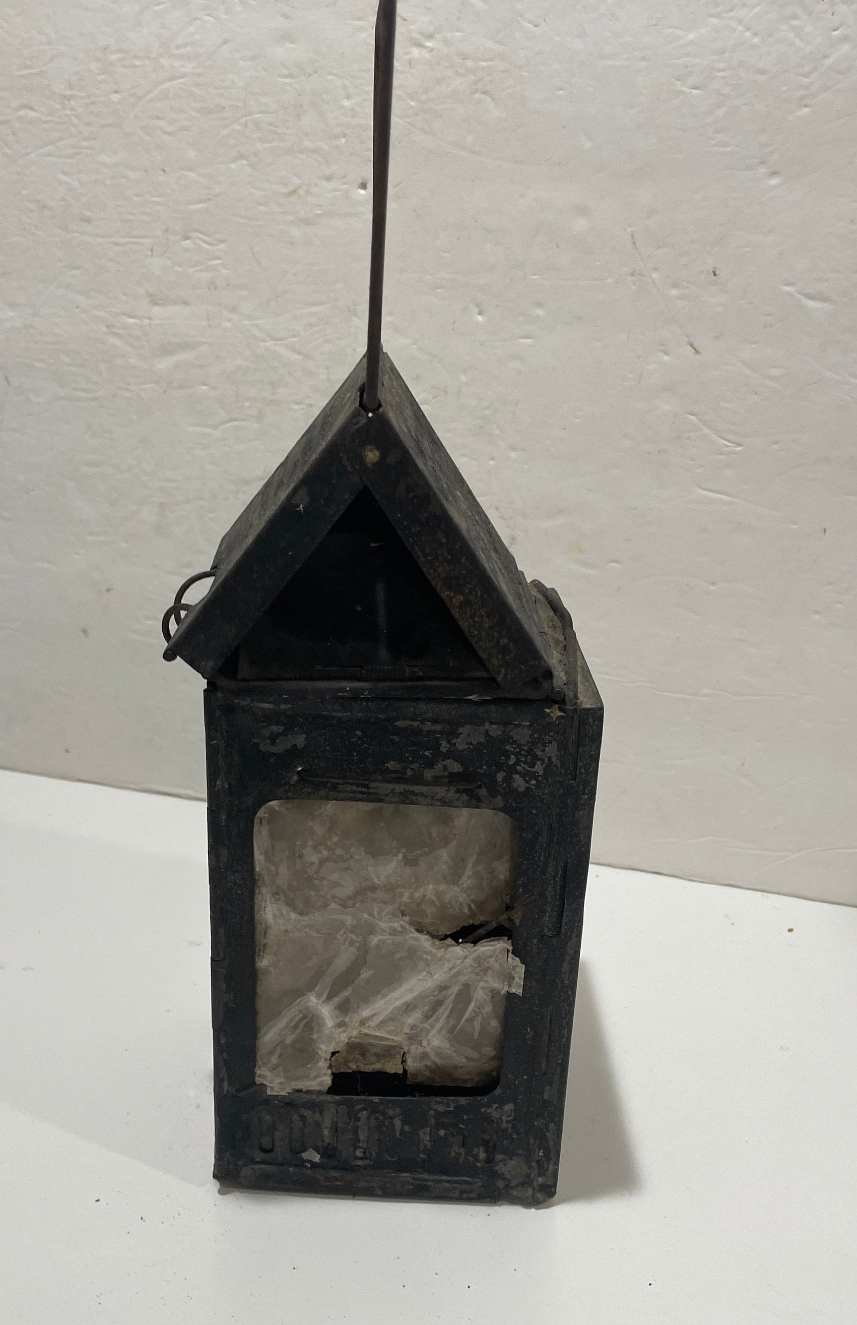 Antique WWI Lantern Folding Trench Military Lamp Original Mica ...
