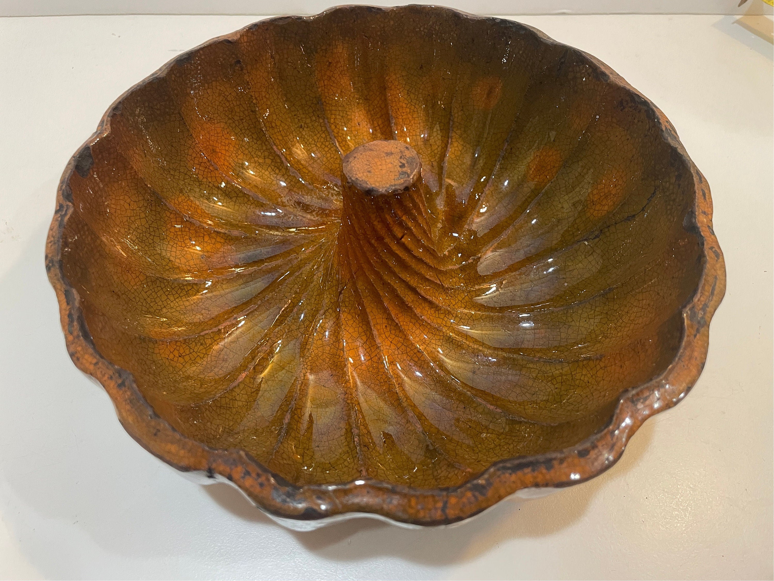 Antique Turks Head Redware Mold - Etsy