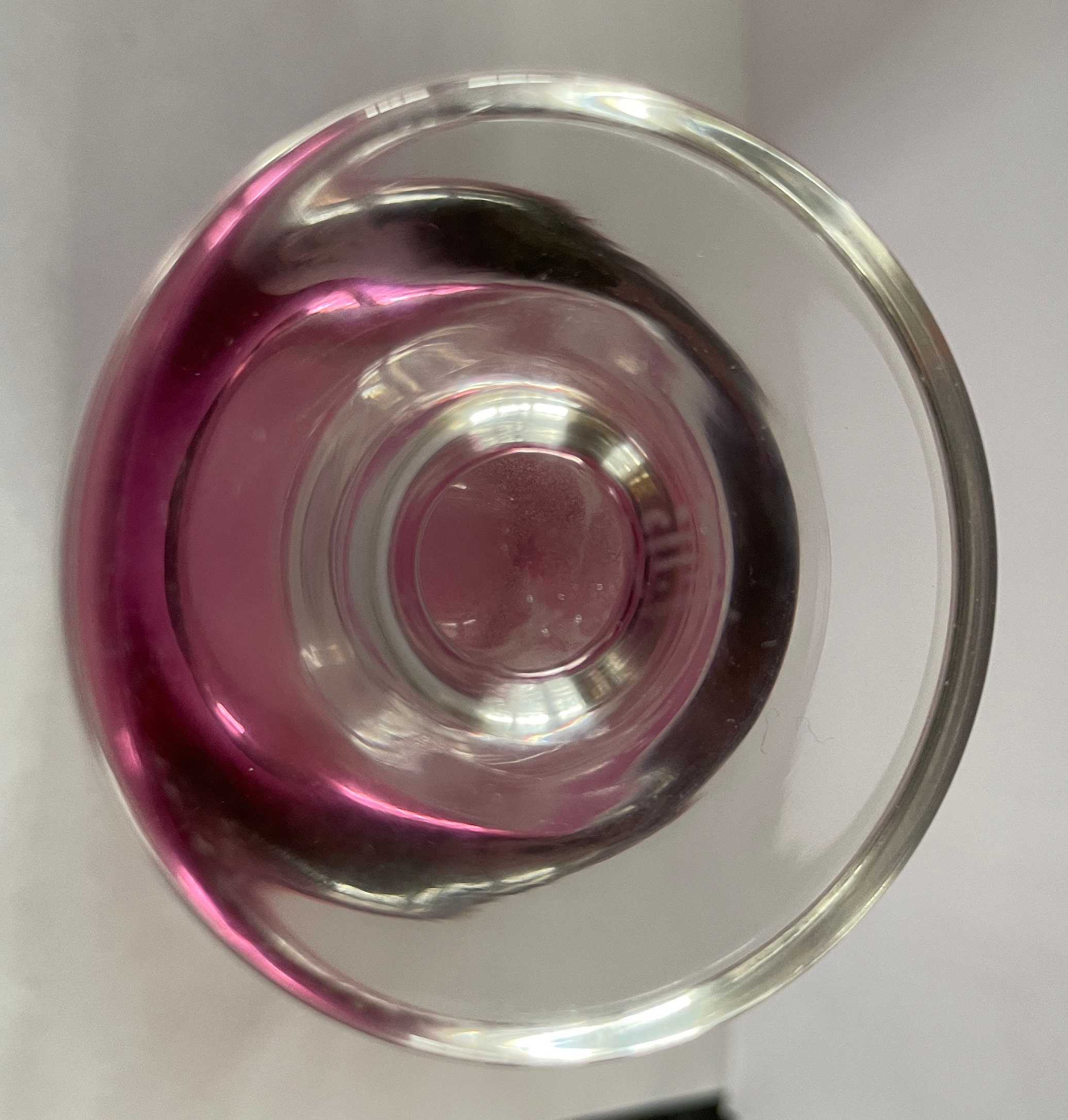 Riedel Bohemian Etched Cranberry Vintage Antique Pheasent Scene Pair ...