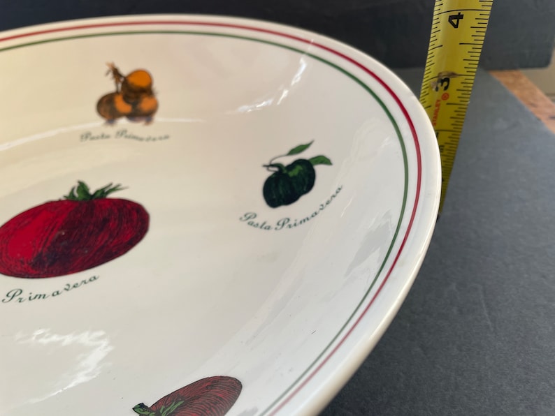 Vtg Large Pasta Bowl 13 Ceramic Made in Portugal Certified ...