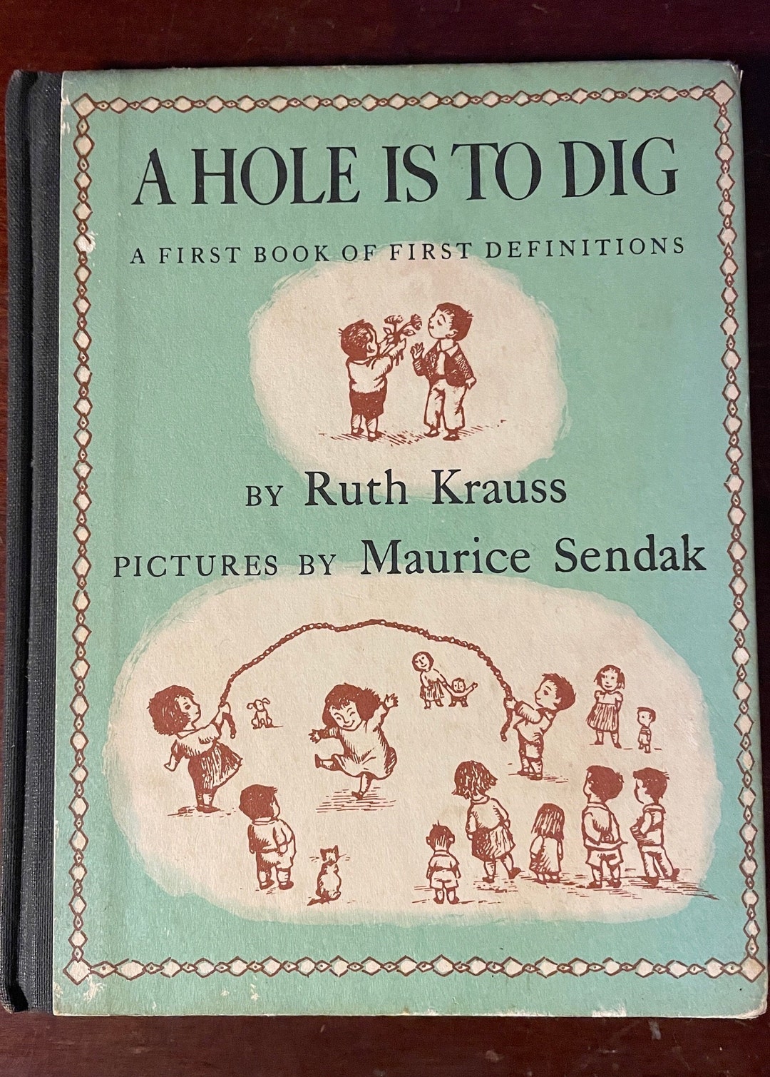 Vintage 'A Hole is to Dig' Book, 1952 First Edition, Maurice Sendak - Etsy