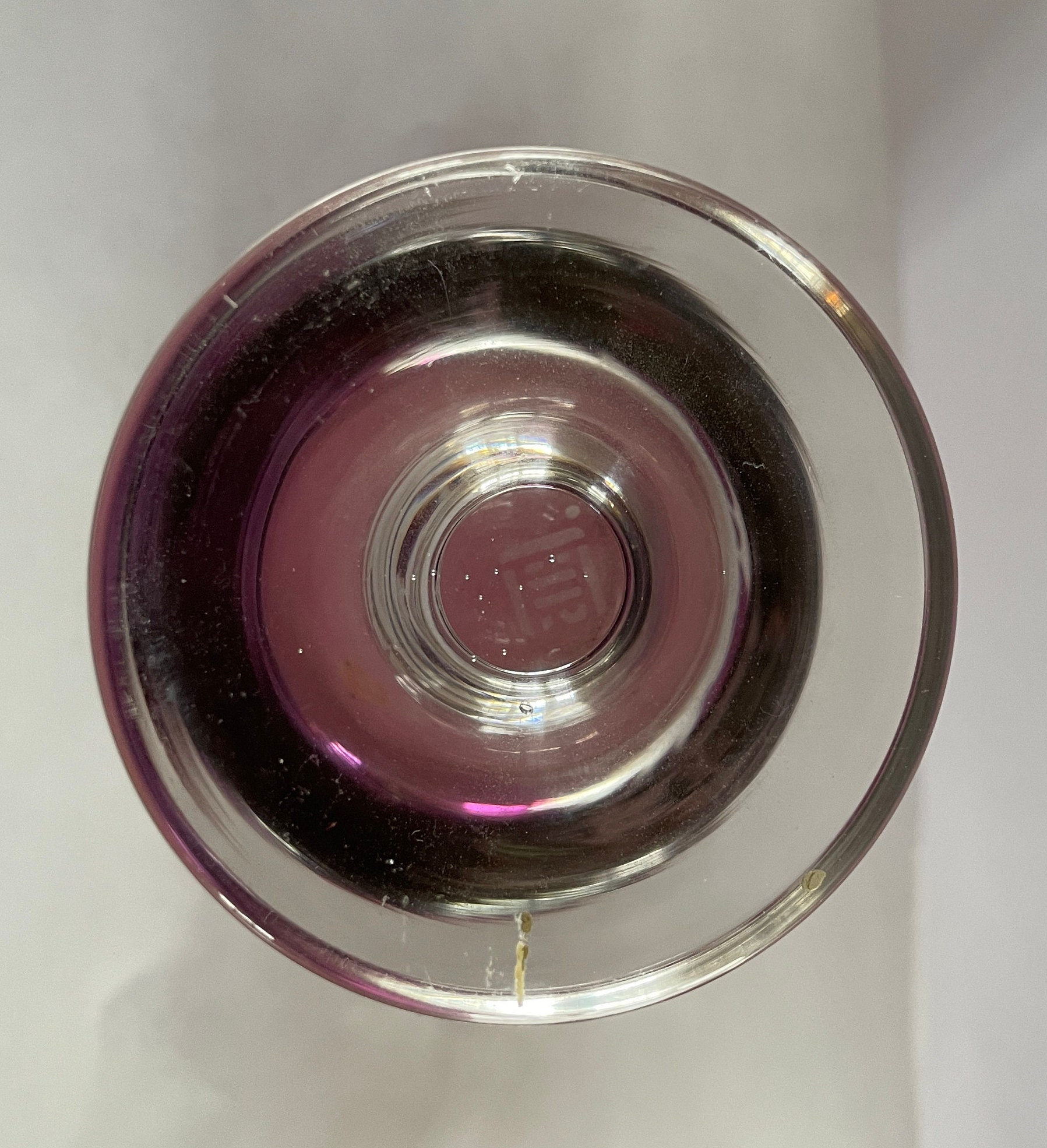 Riedel Bohemian Etched Cranberry Vintage Antique Pheasent Scene Pair ...