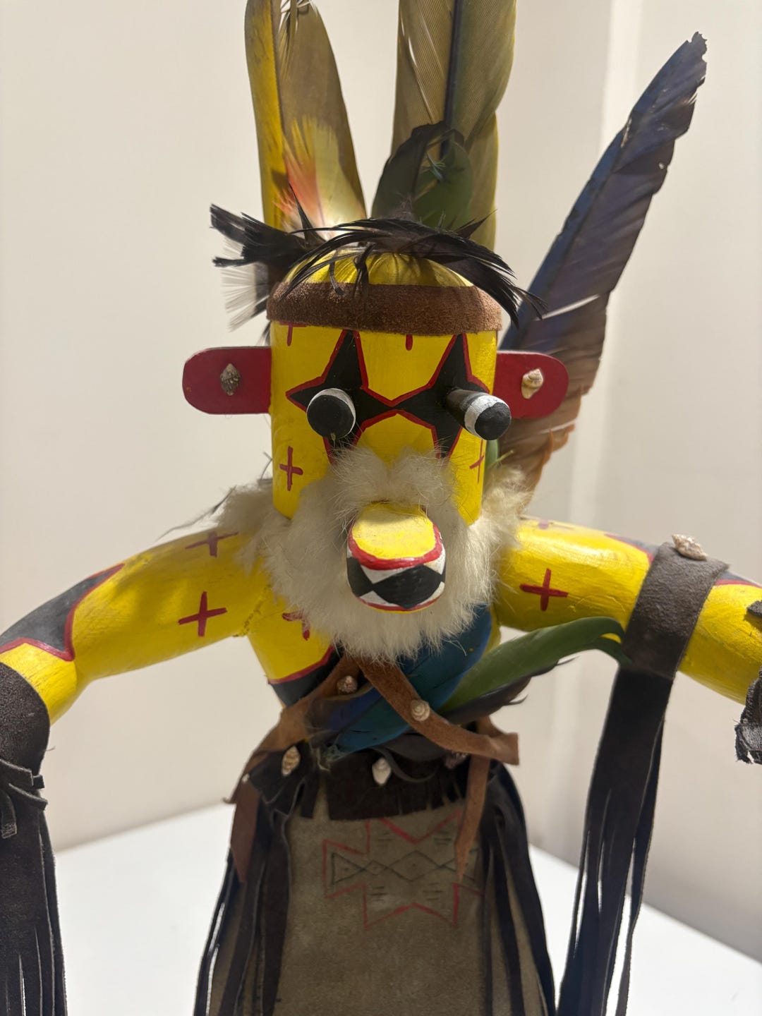 Vintage Hopi Kachina Doll Native American Hand Carved Wood Large 18 ...