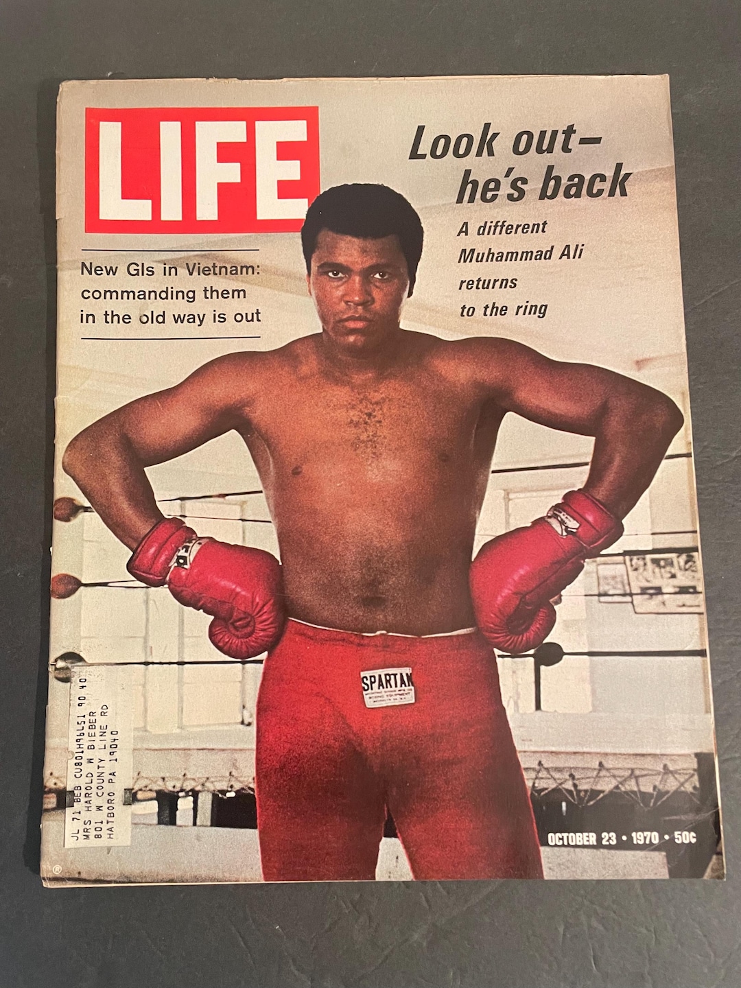 Life Magazine October 23 1970 Muhammad Ali Returns to the Ring Retro ...