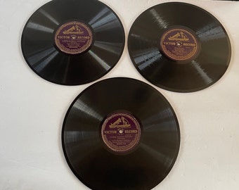 Vintage Victor Record Shellac 78 Rpm Antique Victrola RCA - Etsy
