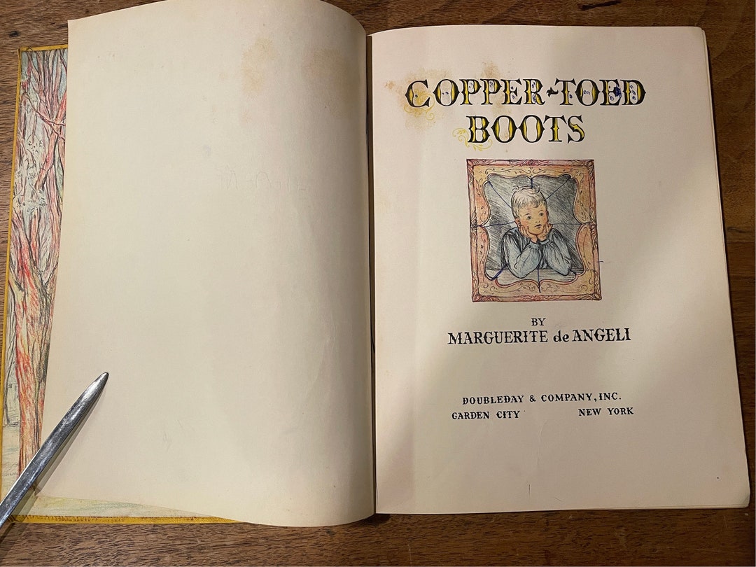 Copper Toed Boots by Marguerite Deangeli Vintage 1938 Hardcover Book ...