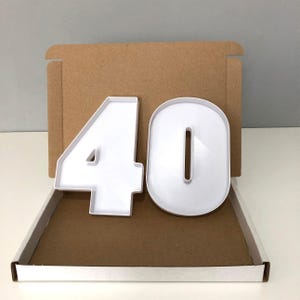 Fillable Numbers, Empty Number, Letterbox Gift, Gift Boxes, Hollow ...