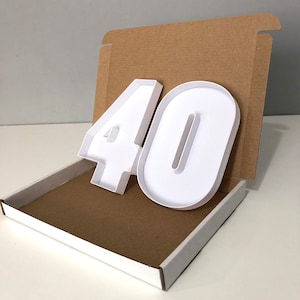 Fillable Numbers, Empty Number, Letterbox Gift, Gift Boxes, Hollow ...
