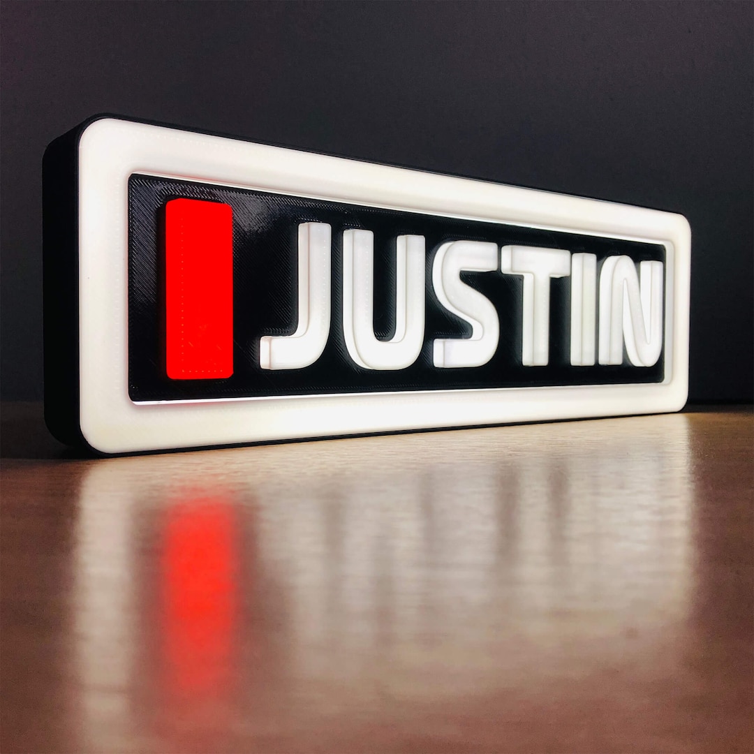 Formula 1 LED Name Sign: Personalised Motorsport Room Decor - Etsy UK