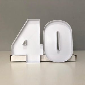 Fillable Numbers, Empty Number, Letterbox Gift, Gift Boxes, Hollow ...