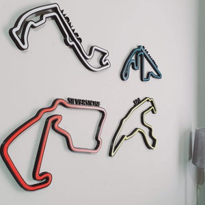 Formula 1 Track, Wall Art Circuit Collection, Race Track, World Race ...