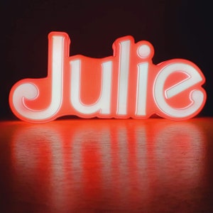 Barbie Styled LED Name, Custom Illuminating Light up Your Name, 3D, LED ...