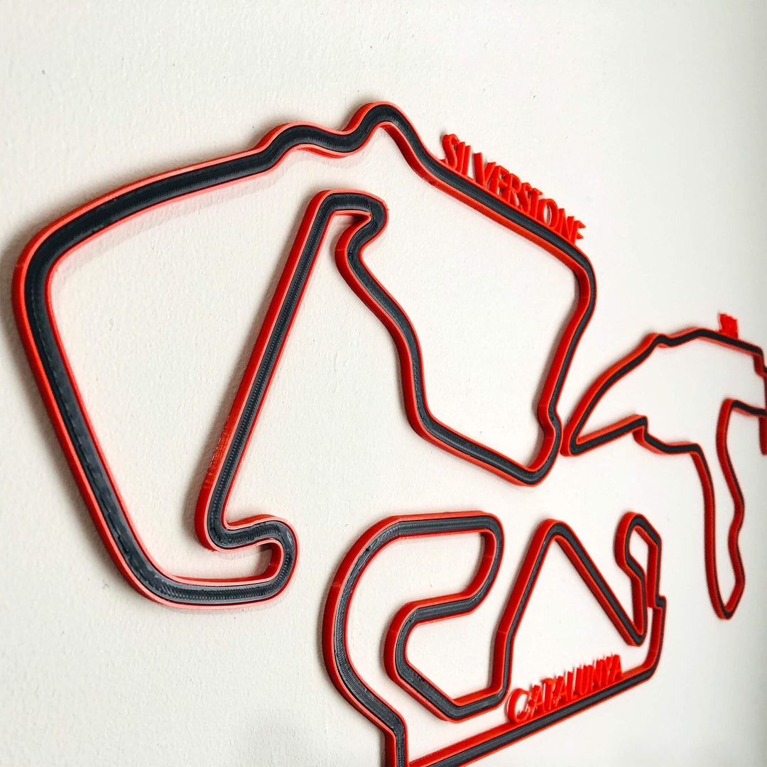 Formula 1 Track, Wall Art Circuit Collection, Race Track, World Race ...