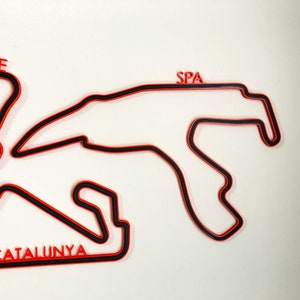 Formula 1 Track, Wall Art Circuit Collection, Race Track, World Race ...