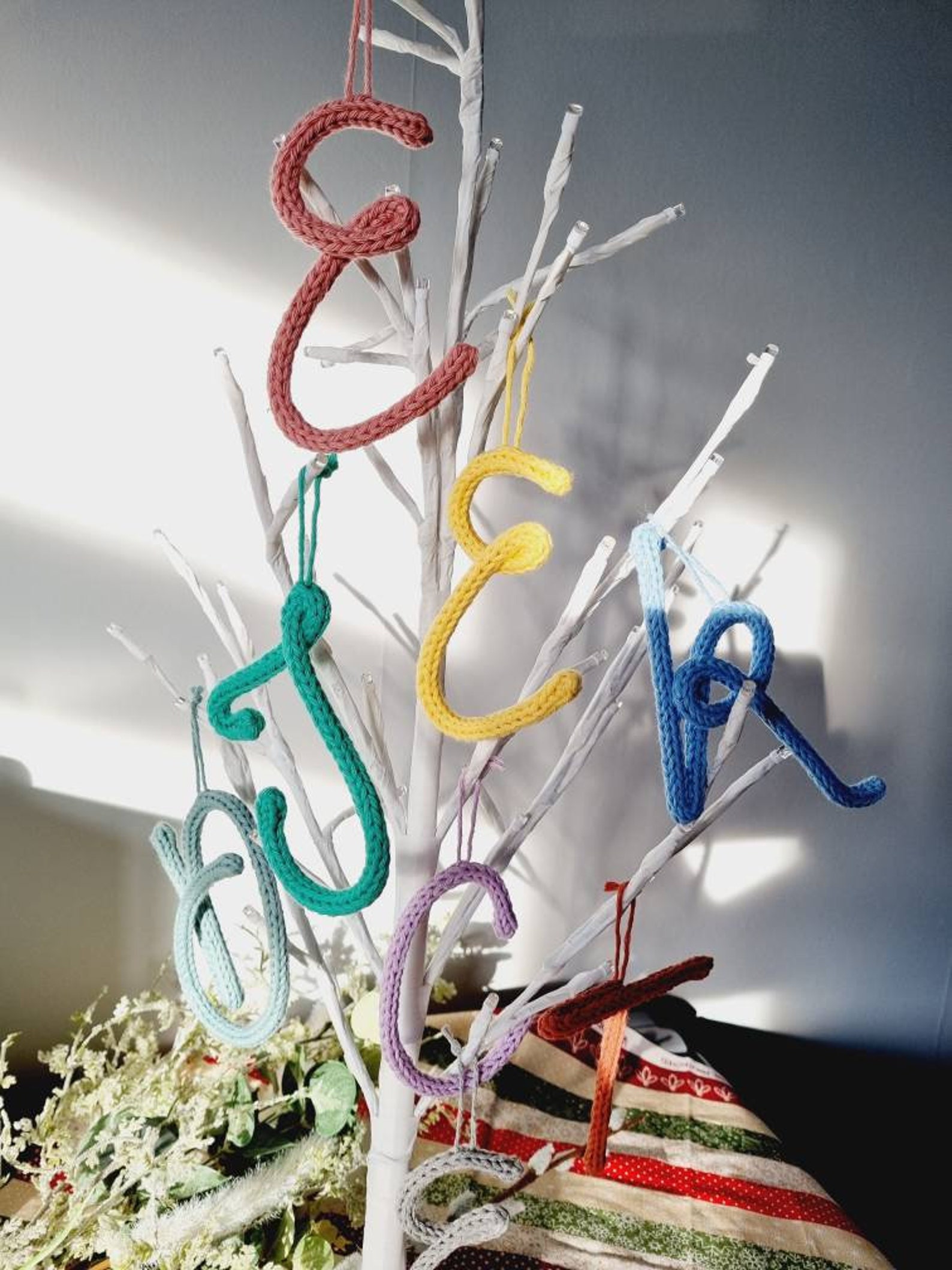 Individual Knitted Wire Initials L Wire Letters L Ampersand L Single ...
