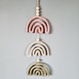 Knitted Wire Rainbow | Knitted Wire Shape | Rainbow Decoration ...