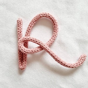 Individual Knitted Wire Initials L Wire Letters L Ampersand L Single ...