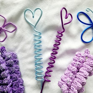 Wire Spiral L Spiral Stem L Floral Arrangement L Forever Flower L ...