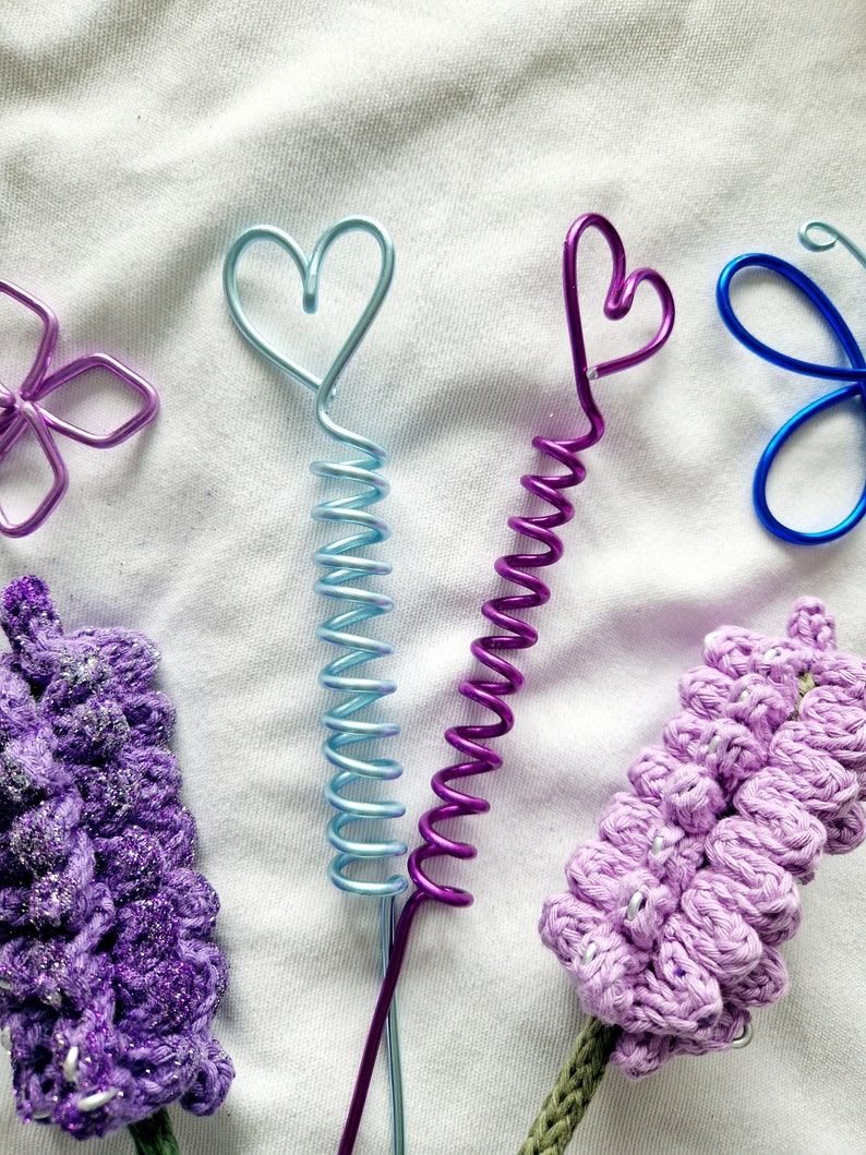 Wire Spiral L Spiral Stem L Floral Arrangement L Forever Flower L ...