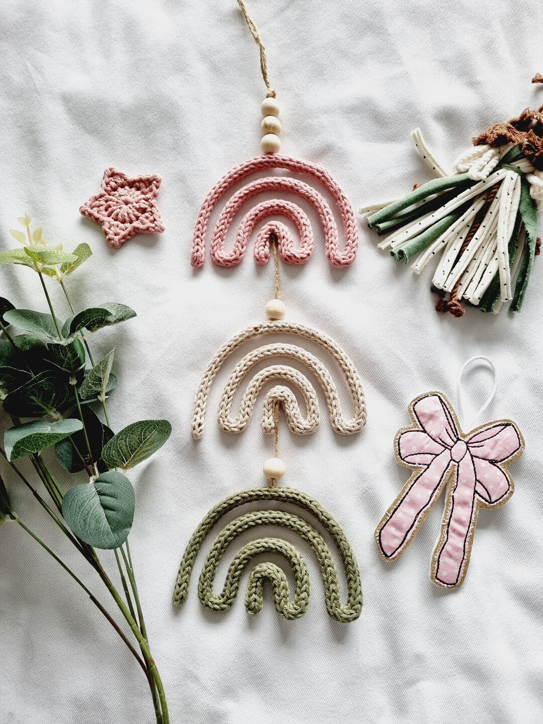 Knitted Wire Rainbow | Knitted Wire Shape | Rainbow Decoration ...